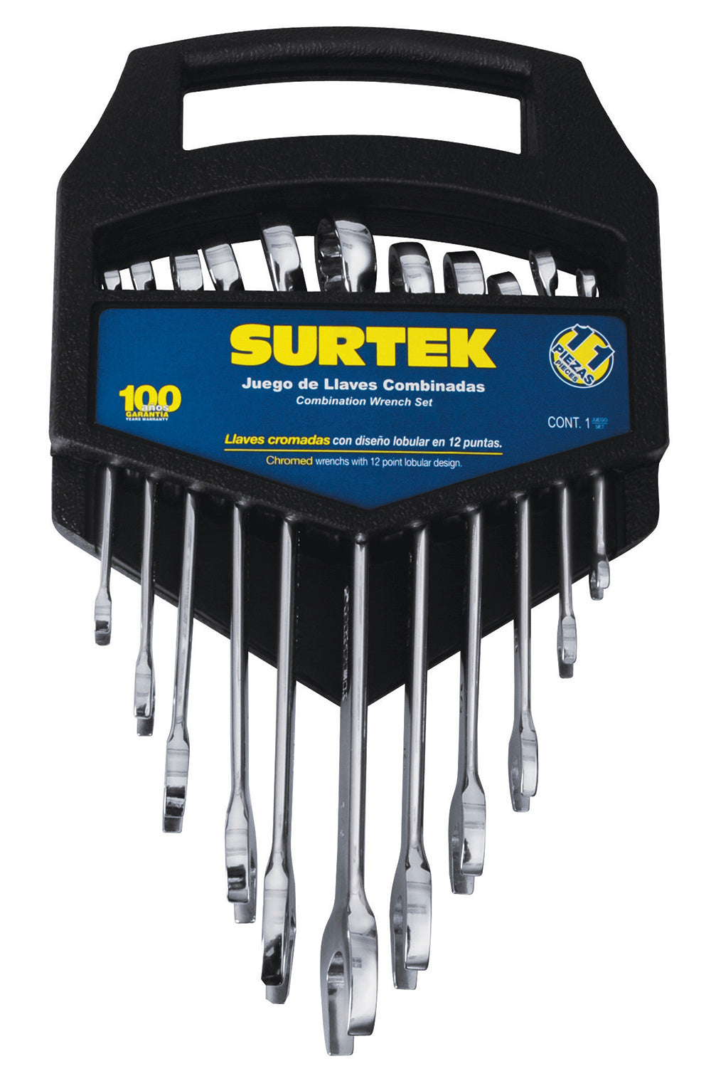 Juego de llaves combinadas pulido espejo Surtek 100556 – Distribuidora Herrera