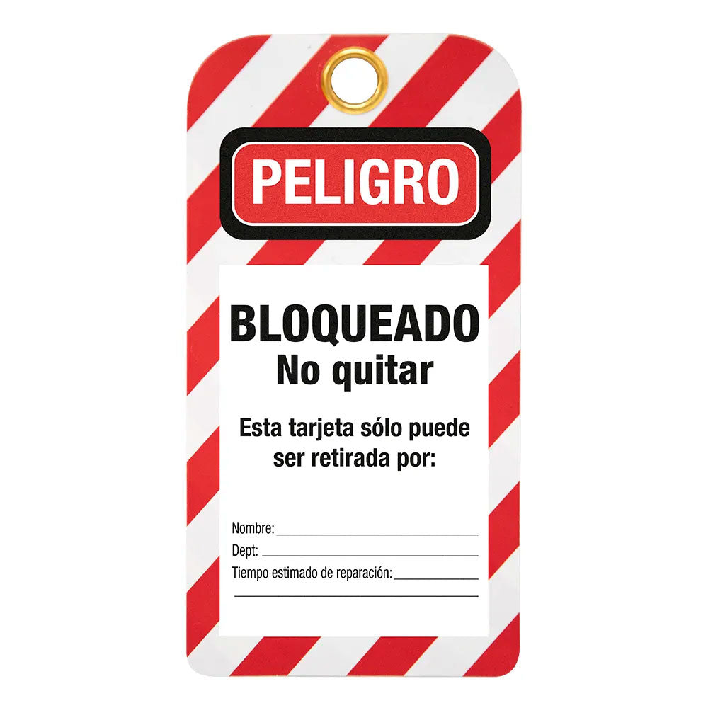 ETIQUETA DE IDENTIFICACION DE BLOQUEO (BLOQUEADO) DOGOTULS RL9353 ...