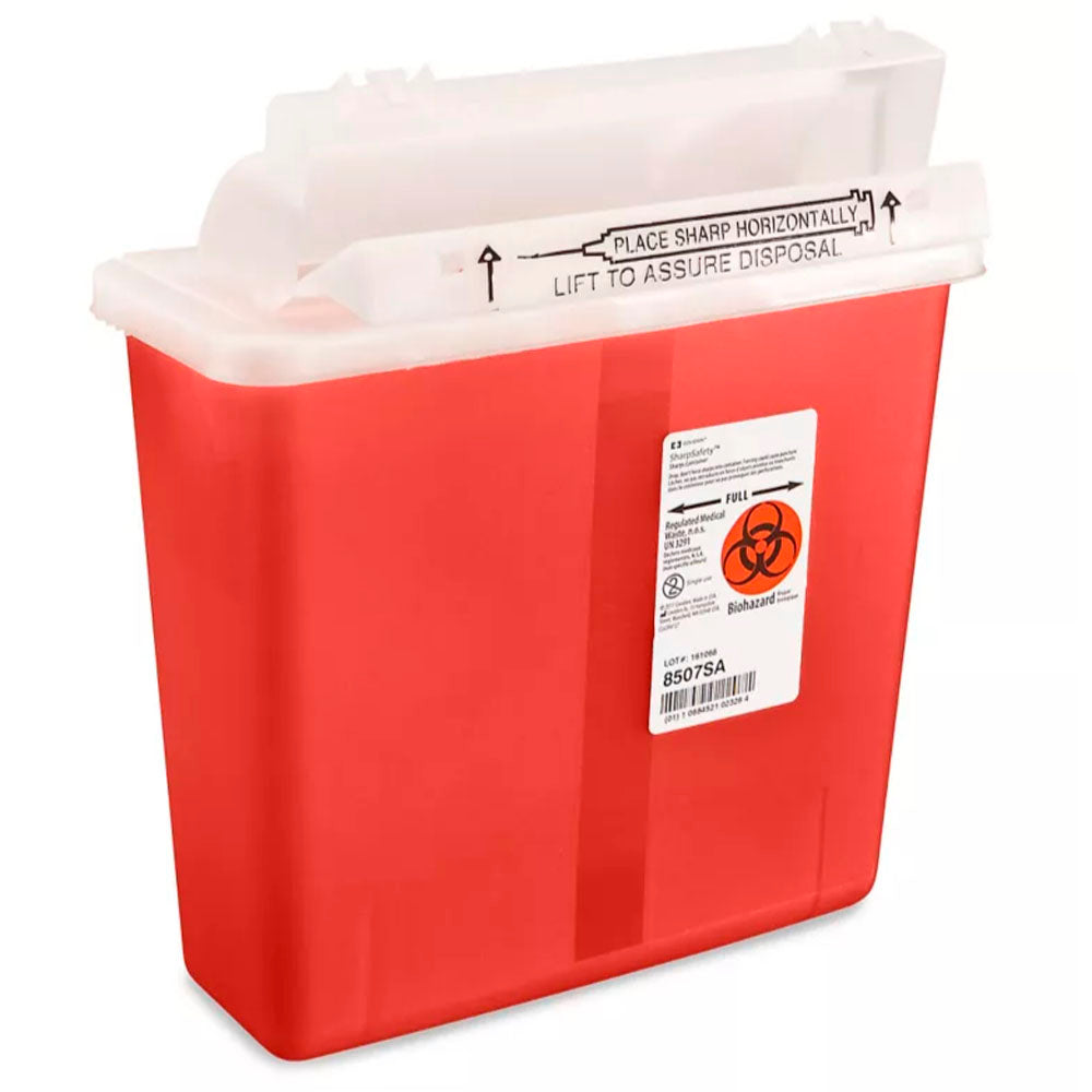 CONTENEDOR PARA OBJETOS FILOSOS - 5 CUARTOS DE GALÓN, CAJA CON 5 PIEZA ...