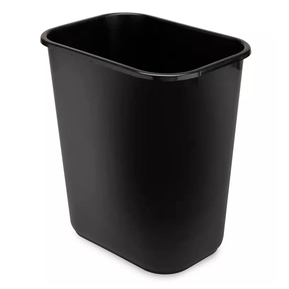 BOTE DE BASURA PARA OFICINA 7 GALONES NEGRO RUBBERMAID ULINE S-9970BL ...